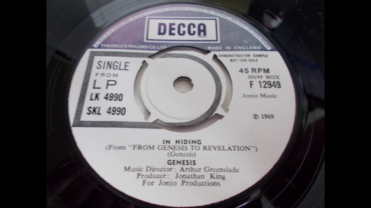 Genesis - In Hiding -- Early Genesis from 1969 - YouTube
