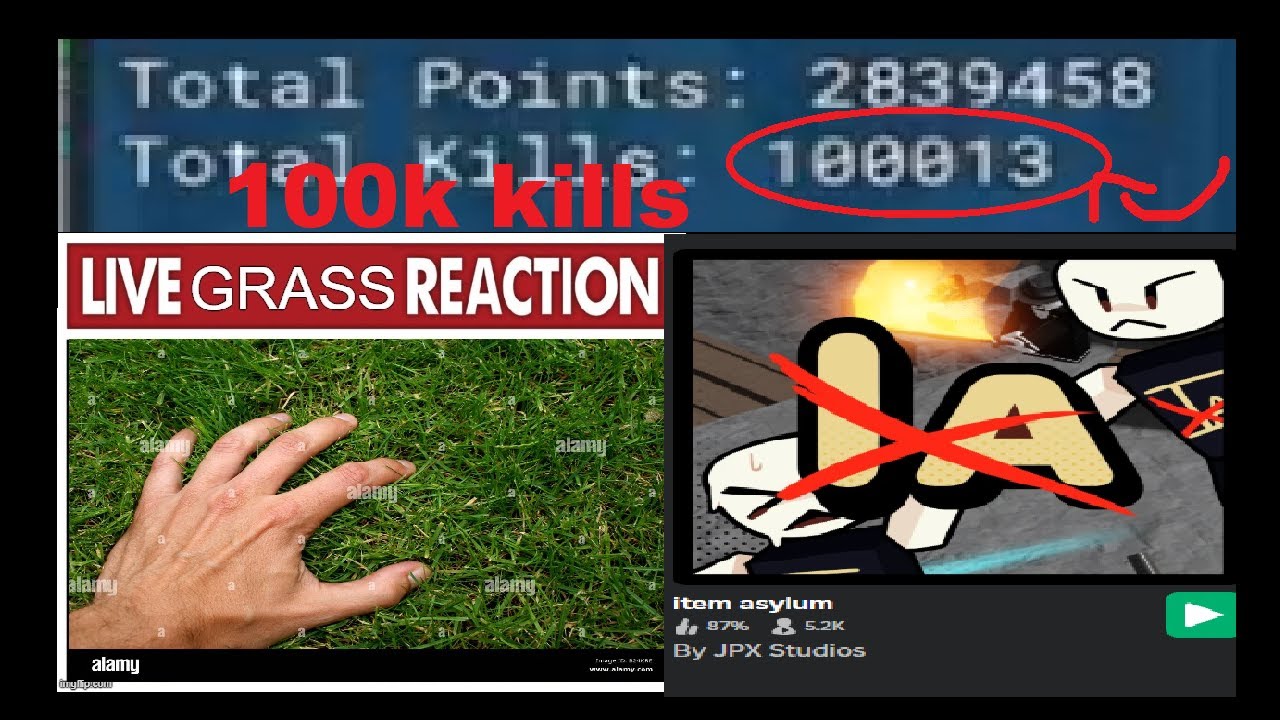 Reaching 100K total kills in Item Asylum - YouTube