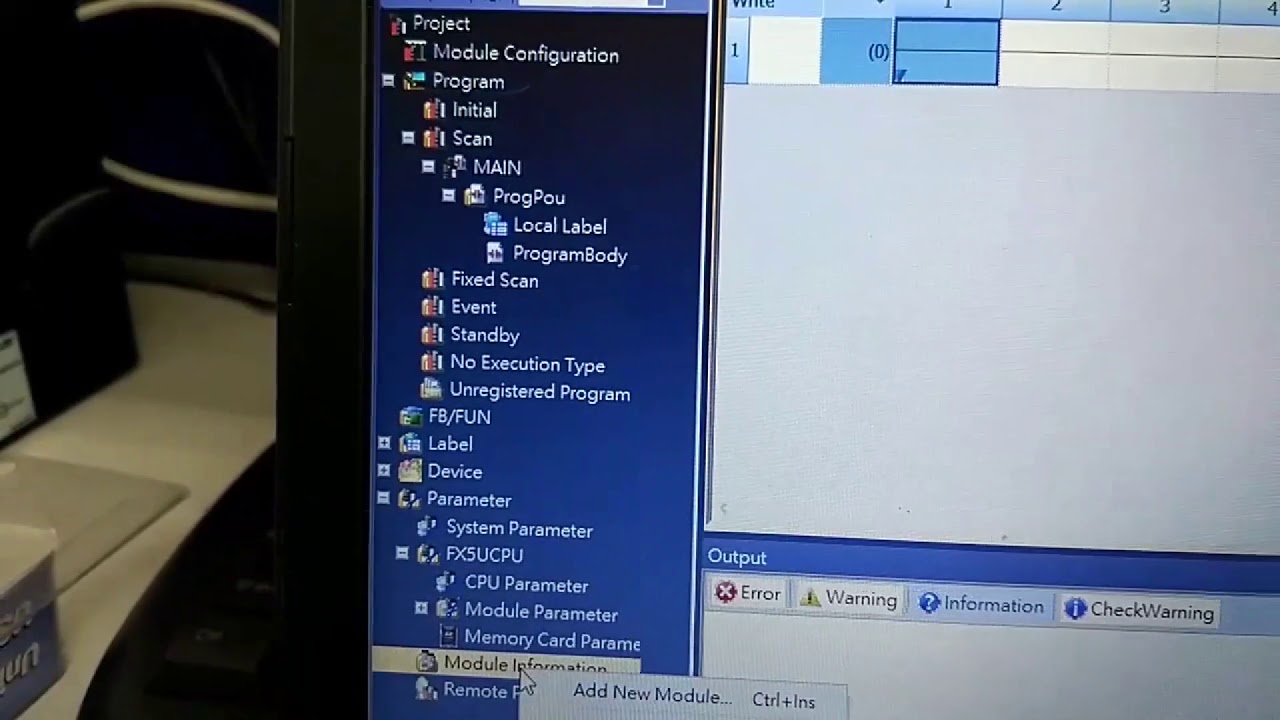 FX5U and 40SSC synchronization setting - YouTube