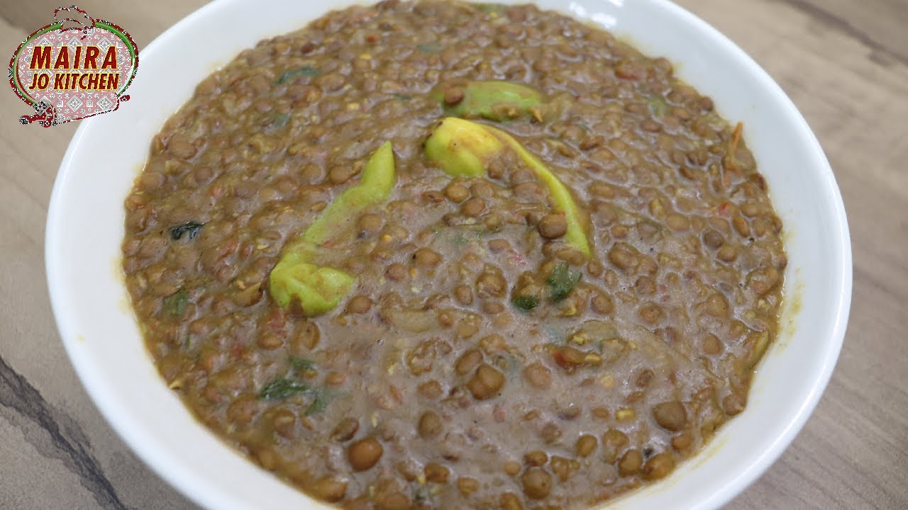 SINDHI COOKING VIDEO - KAALI DAAL MASOOR - ڪاري مھري جي دال - Daal ...
