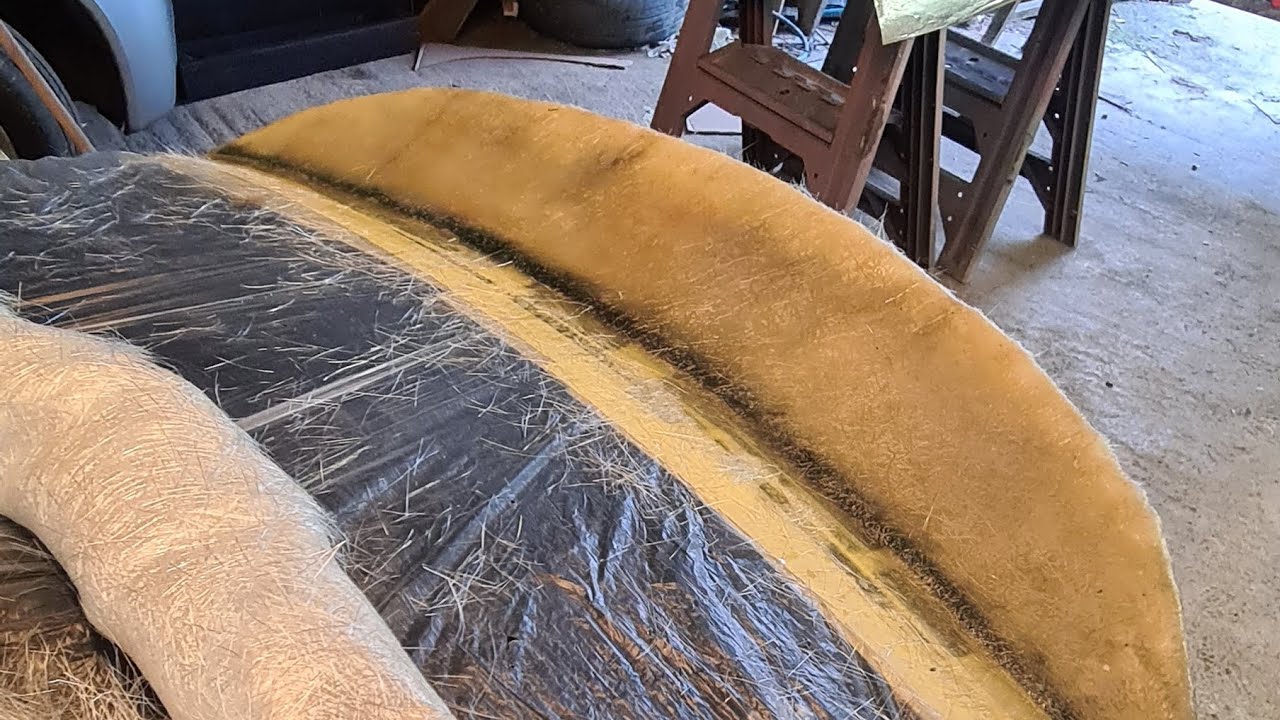 how to make a fiberglass spoiler. part 4 - YouTube
