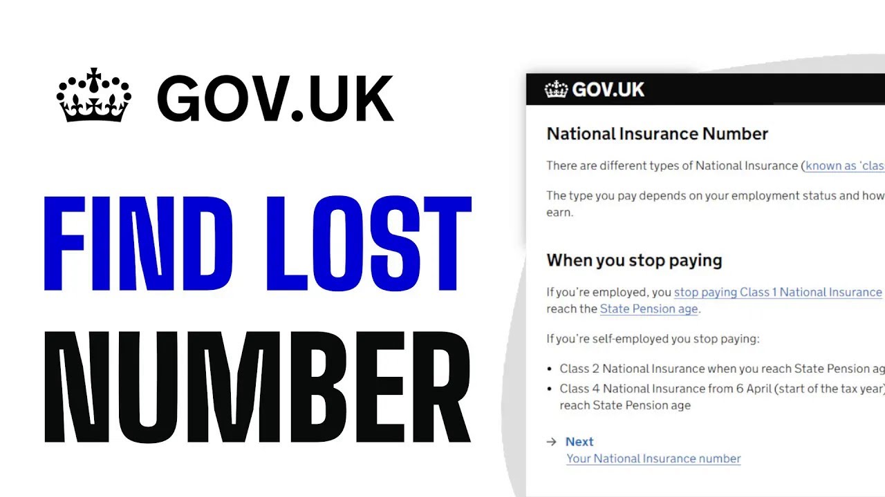 How To Find Lost National Insurance Number UK (2025) - YouTube