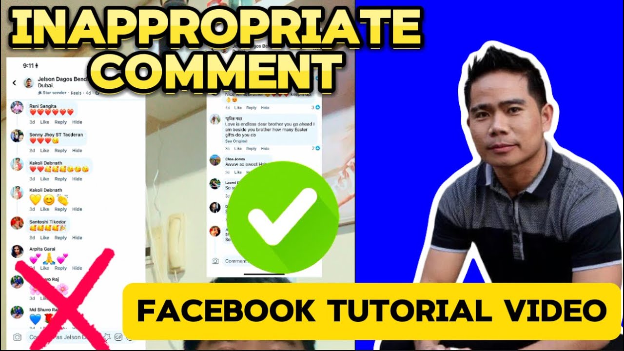 Facebook Inappropriate Comment | Spam Violatiom - YouTube