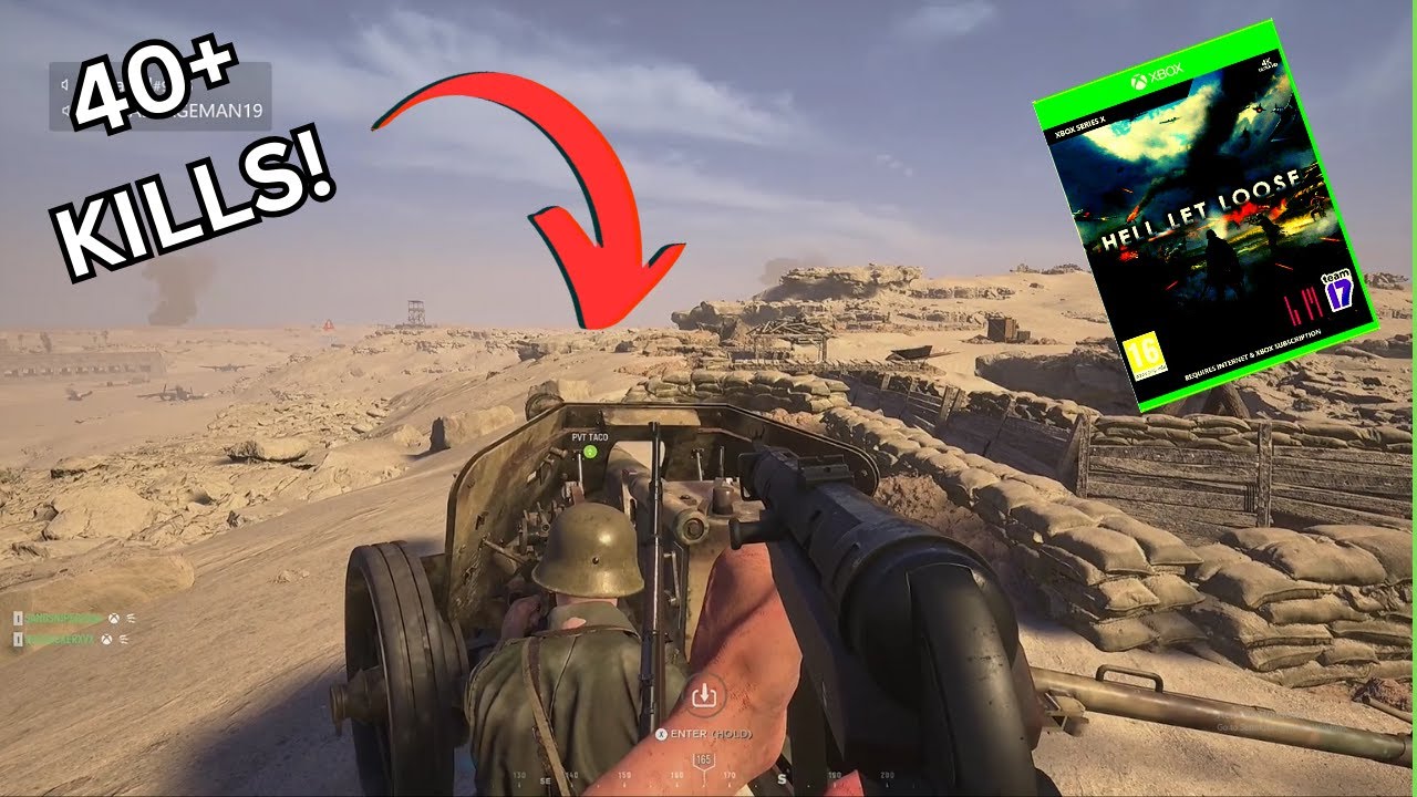 AT GUN = FUN - Hell Let Loose 40 Kill Gameplay - YouTube