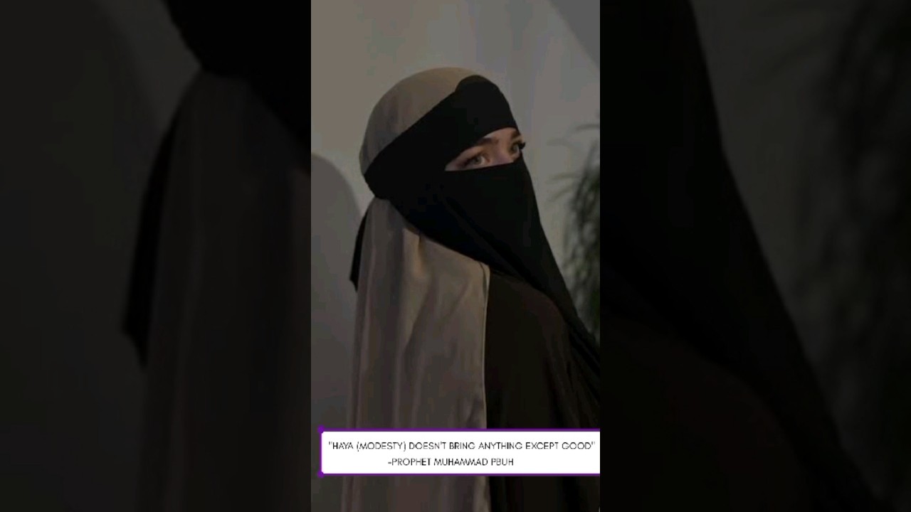 Haya Modesty #islamic #islam #allah #gaza #muhammad - YouTube