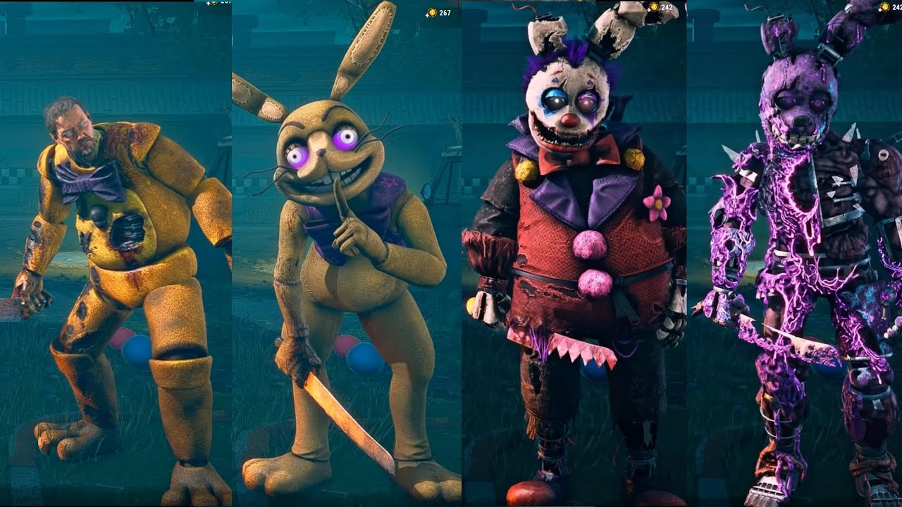 Todas as skins do Springtrap no Dbd!!! - YouTube