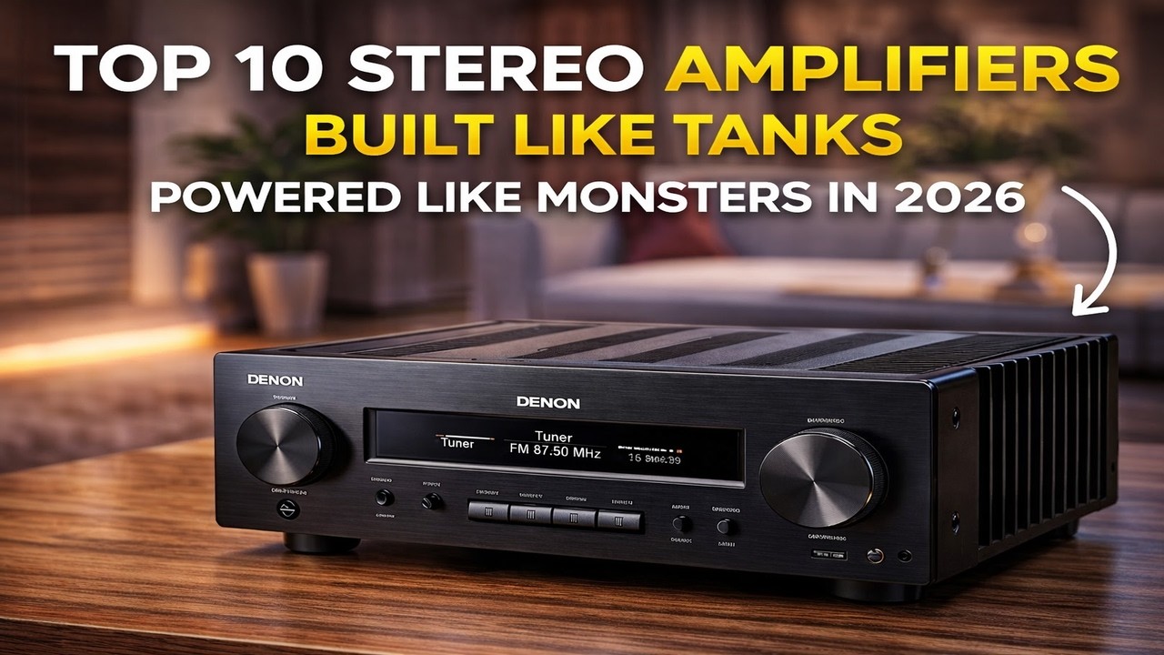 Top 10 Stereo Amplifiers of 2026 — Built Like Tanks, Powered Like ...