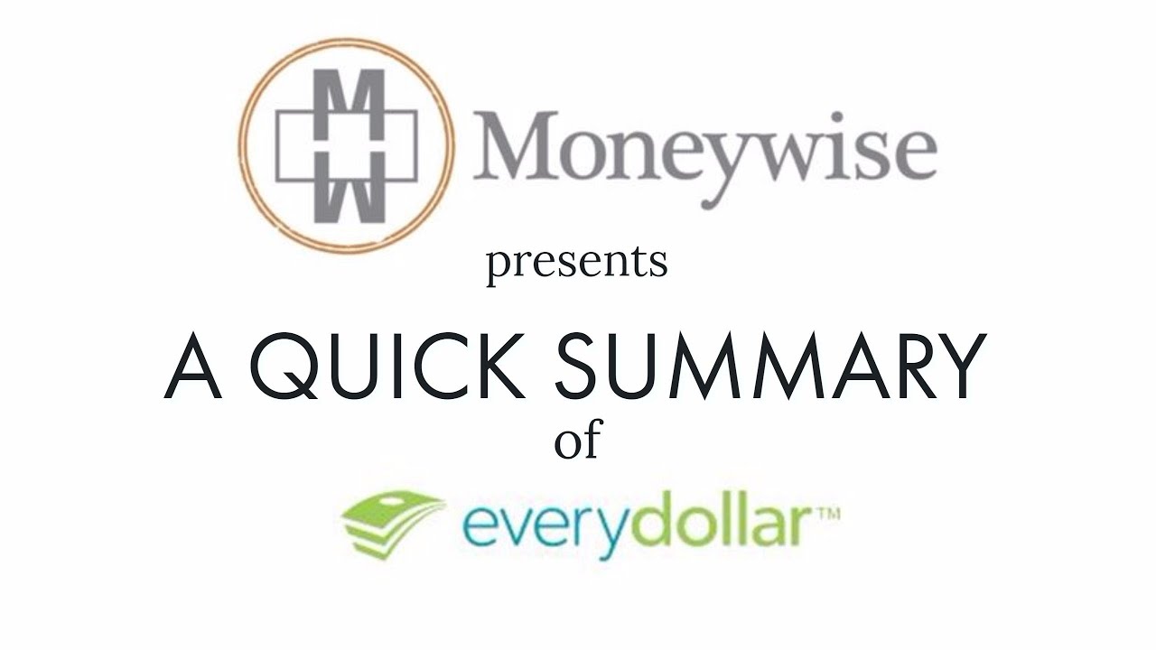 A Quick Summary of Every Dollar- Watermark Moneywise - YouTube