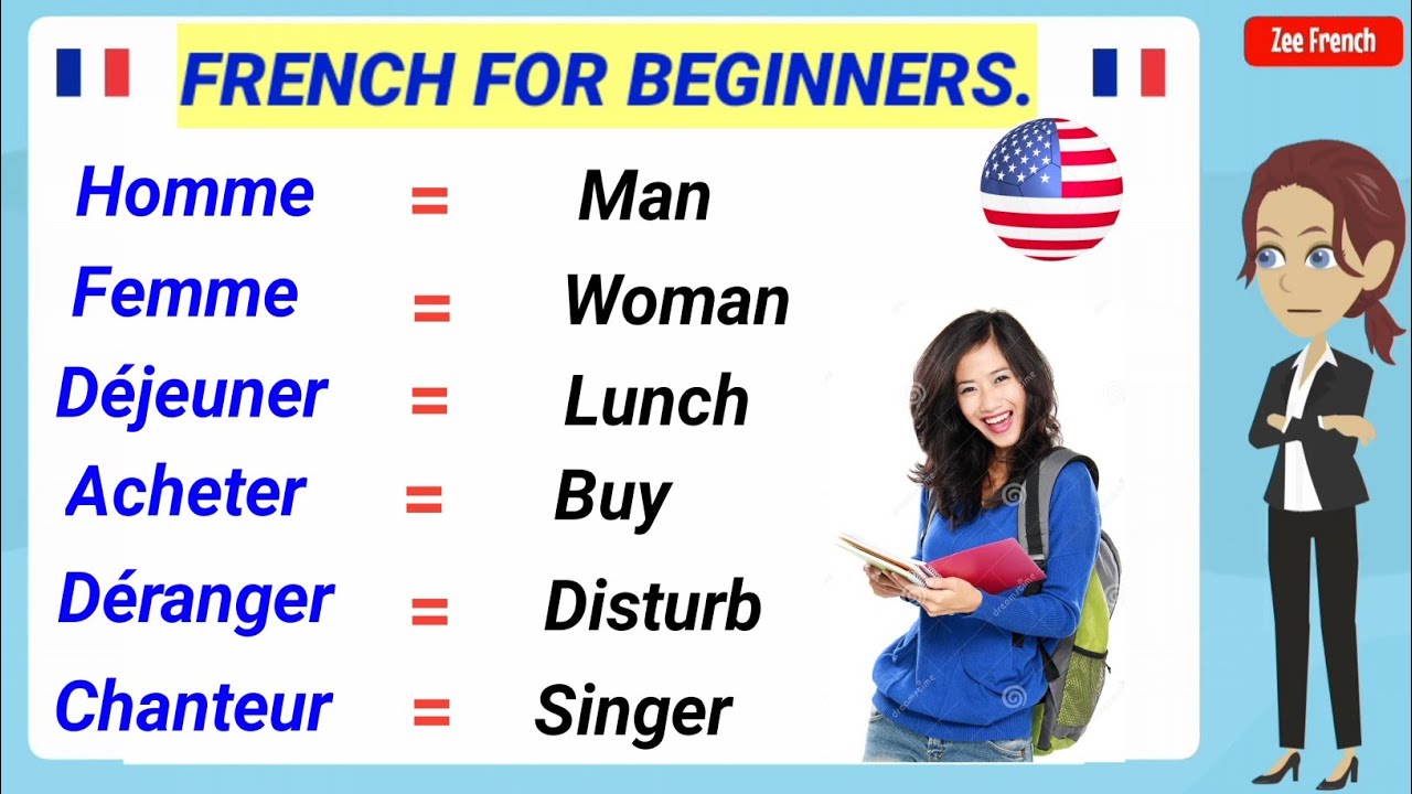 Learn French For Beginners Useful Words in French🇨🇵 #english #french ...