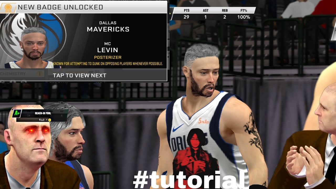 How To Easily Get The Posterizer Badge In Nba 2k20 Mobile //Dunk ...