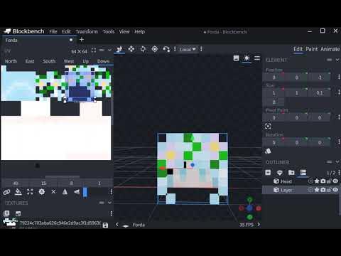 [Blockbench Real-time Modeling] Making a new model - YouTube