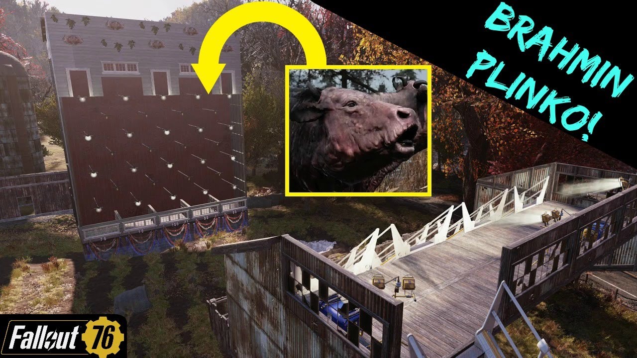 Fallout 76: Brahmin Plinko! - YouTube