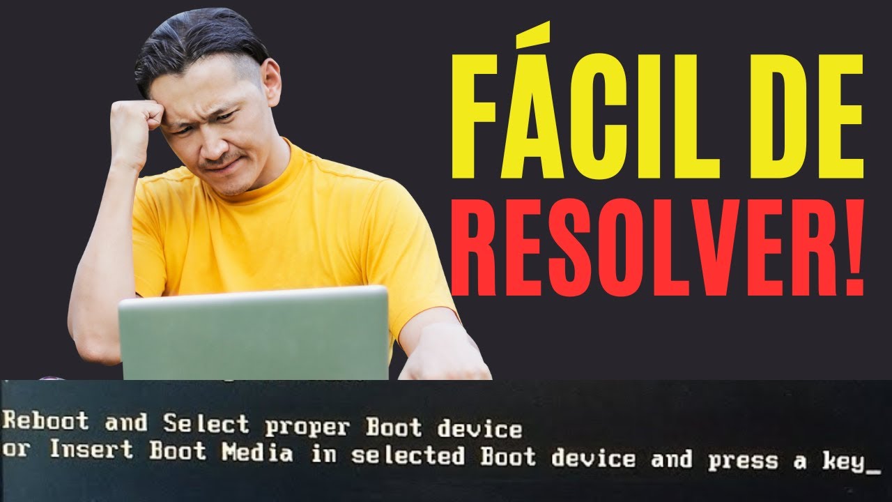 Como resolver o erro or insert boot media in selected boot device and ...