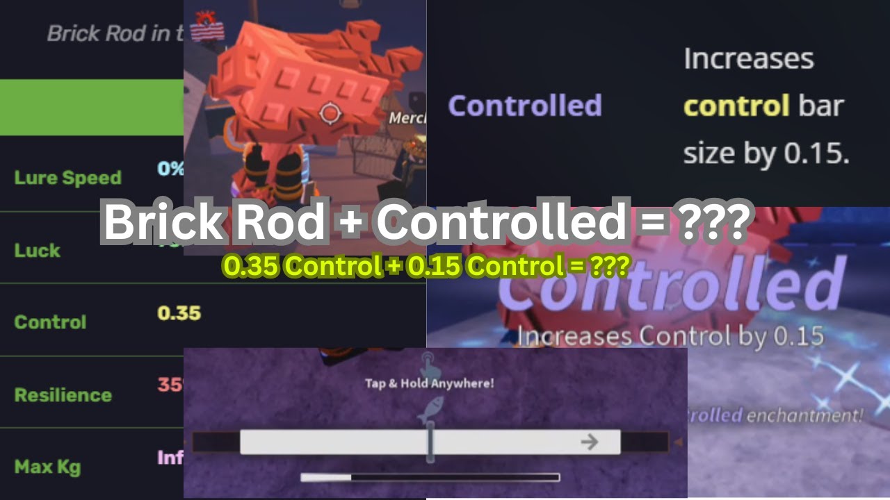 Get 'Controlled' Enchantment on my Brick Rod! [INSANE CONTROL BAR SIZE ...