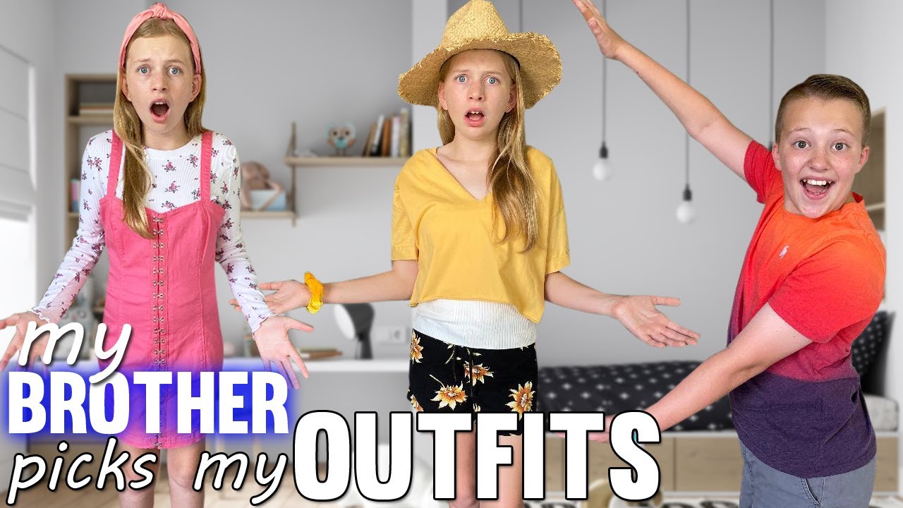 My Brother Chooses My Outfits for a WHOLE WEEK! - YouTube