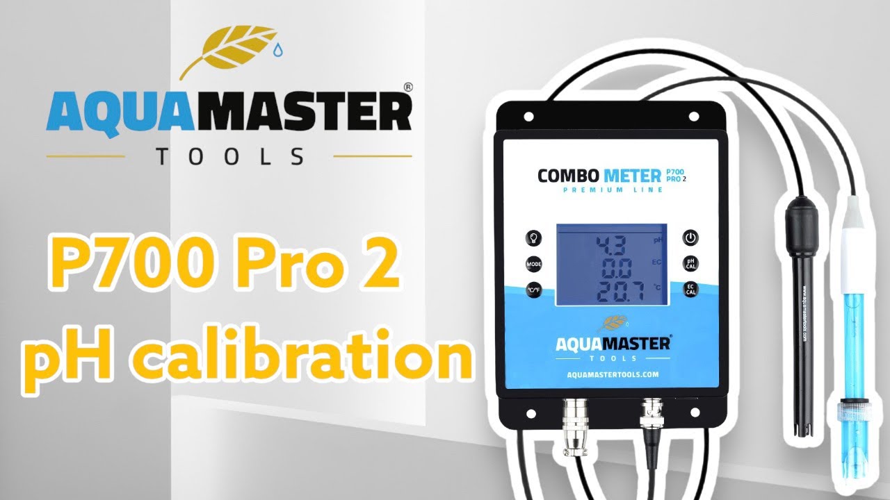 Aqua Master Tools P700 pro 2- pH calibration - YouTube