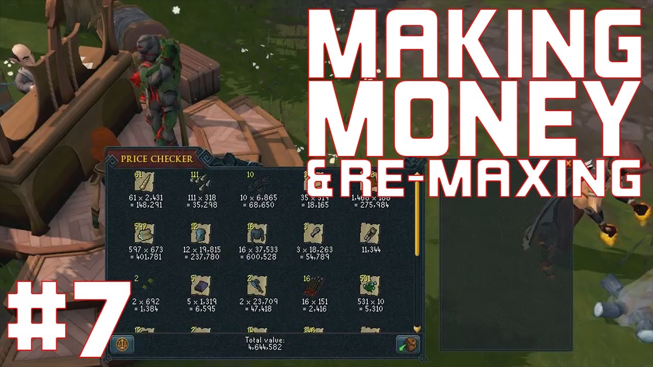 RuneScape 3: Rebuilding the Bank - Making Money & Re-Maxing - YouTube