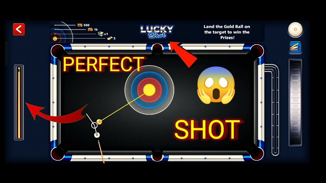 LUCKY SHOT#7||GOLDEN SHORT WITH BEGINNER CUE - YouTube