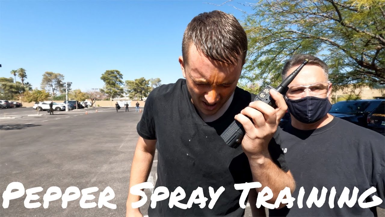 OC - Pepper Spray Training NV DPS Police Academy 94 - 7 - YouTube