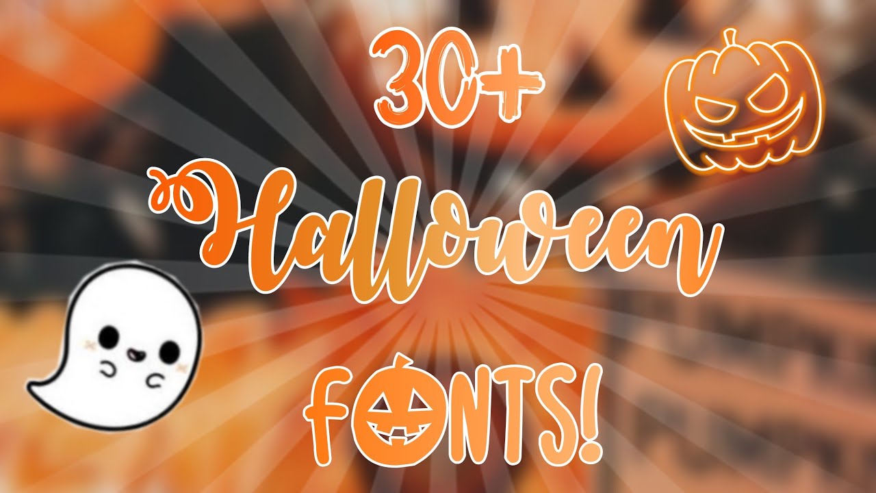 30+ HALLOWEEN fonts on Dafont - YouTube