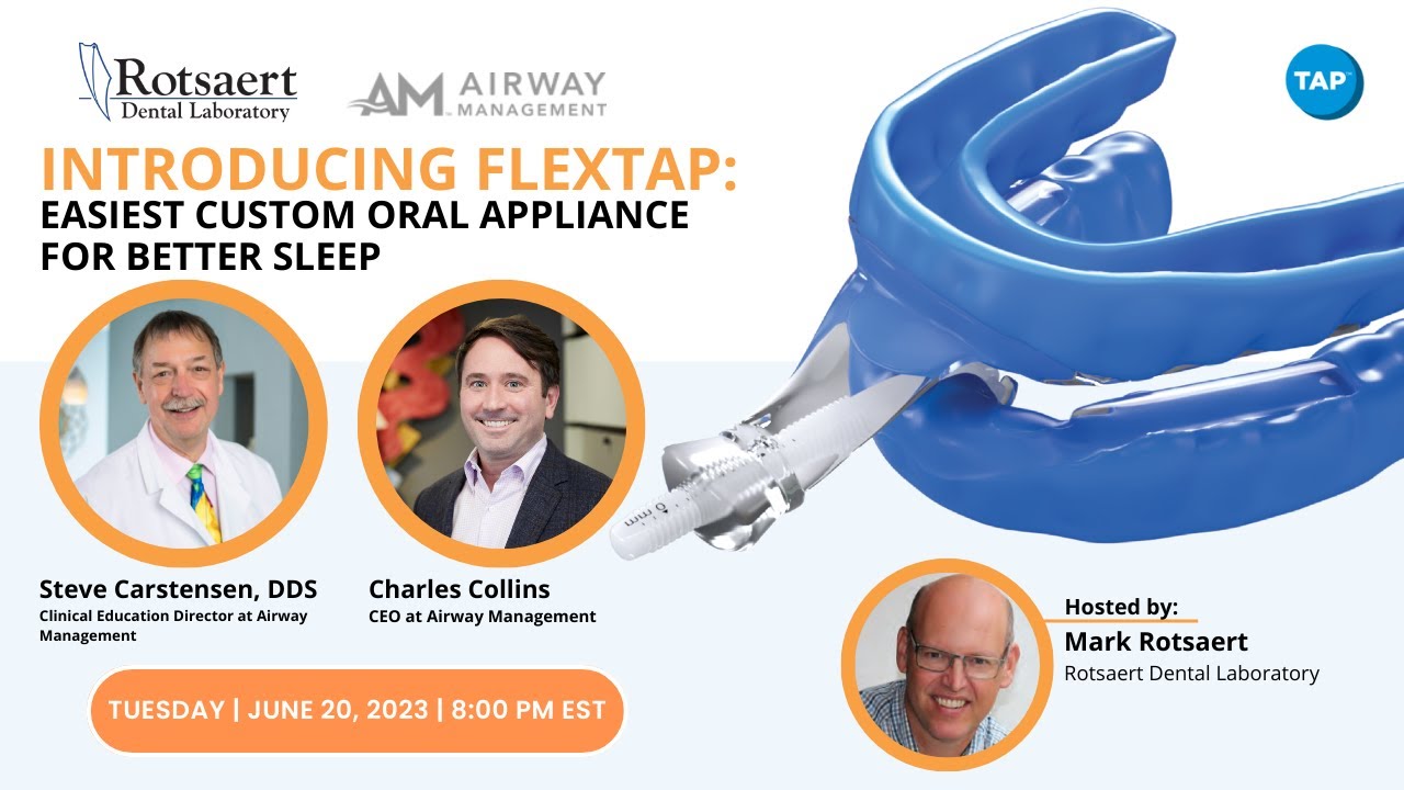 flexTAP: Easiest Custom Oral Appliance For Better Sleep - YouTube