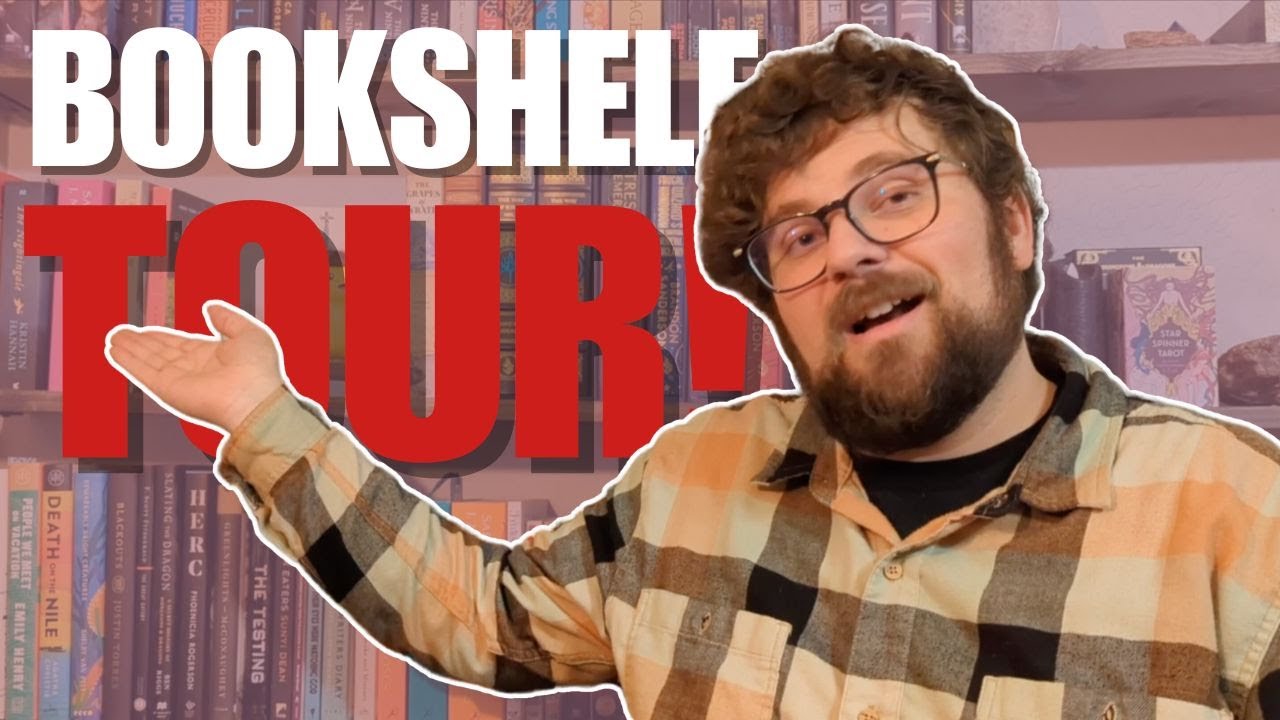 Graham's Bookshelf Tour | 100 Sub Celebration - YouTube