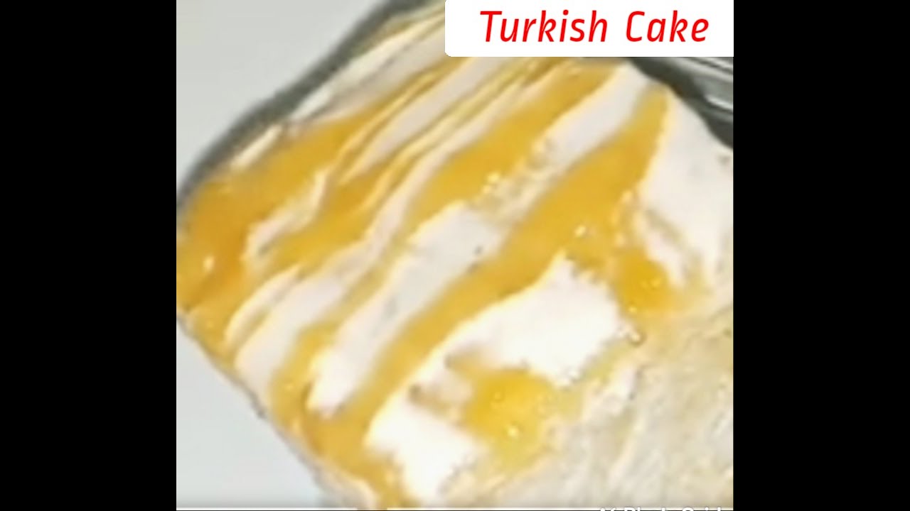 Easy and quick turkish cake without oven||Turkish milky caramel cake by ...
