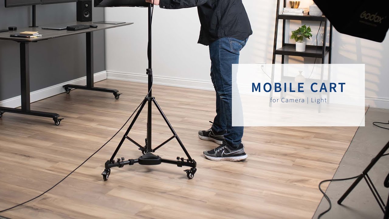 CART-CAM1 Mobile Camera / Light Tripod Trolley by VIVO - YouTube