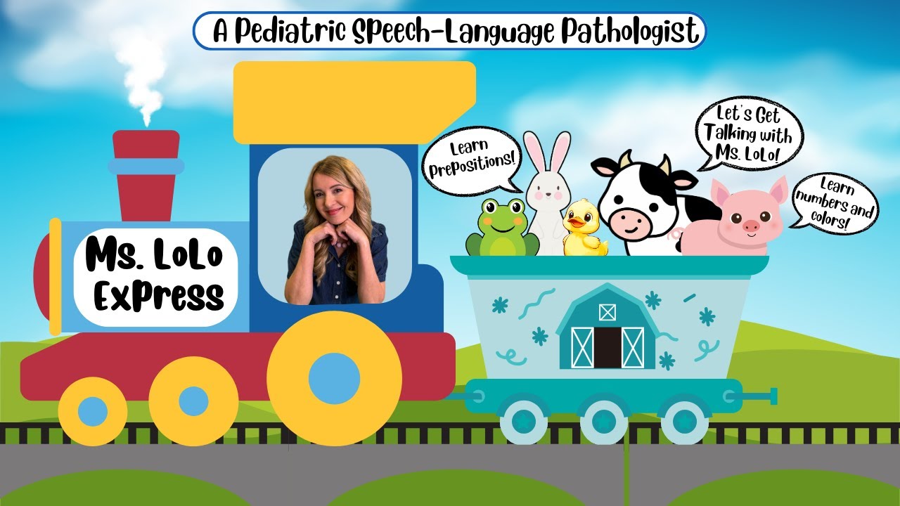 Learn To Talk with Ms LoLo | Toddlers Learn About Trains, Colors ...