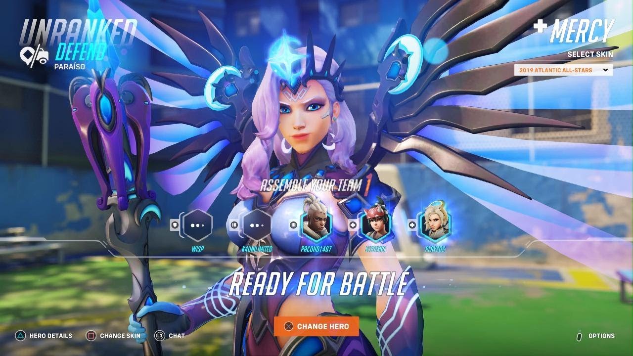 ILY Atlantic Mercy (first skin win tm) Overwatch 2 - YouTube