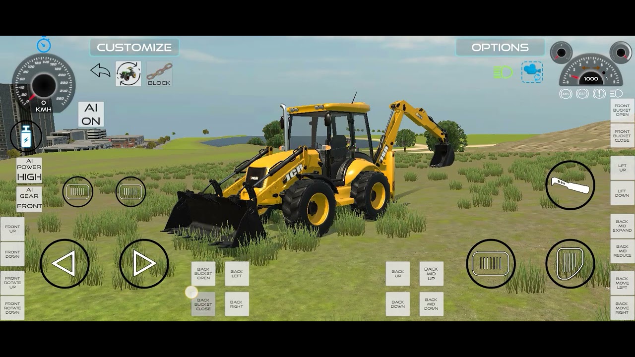 JCB machine ka aaja aaja #tractor ka funny video for new opportunities ...