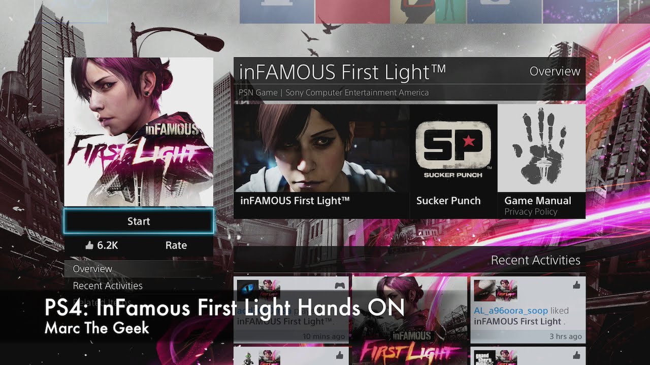 PS4: Infamous First Light DLC Hands On - YouTube