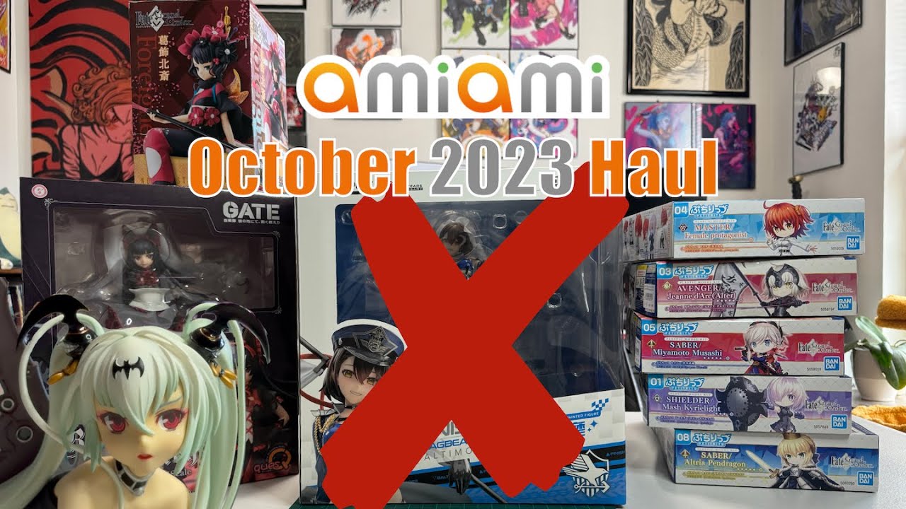 AmiAmi Anime Figure Haul | October 2023 Pre-orders! - YouTube