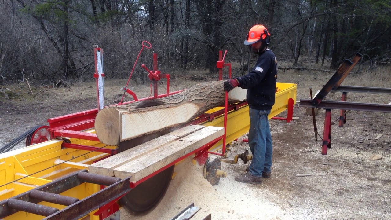 BELLSAW M 14 cutting maple - YouTube