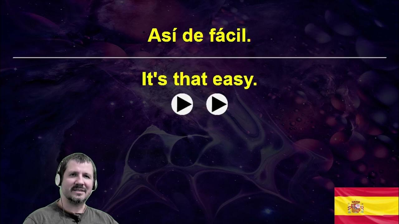 7 Minute Spanish Absolute Beginner 12 - YouTube