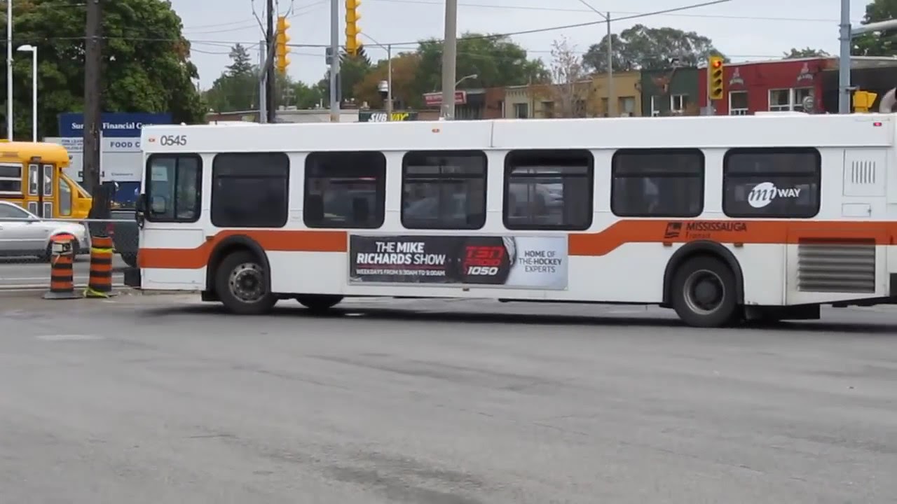 HD: MiWay Transit New Flyer D40LF #0545 & #0324 - YouTube