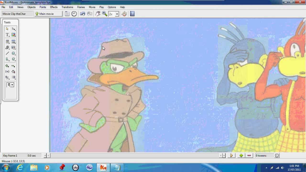 02a - Drawing Tools, Props Characters - Koolmoves Tutorial for ...