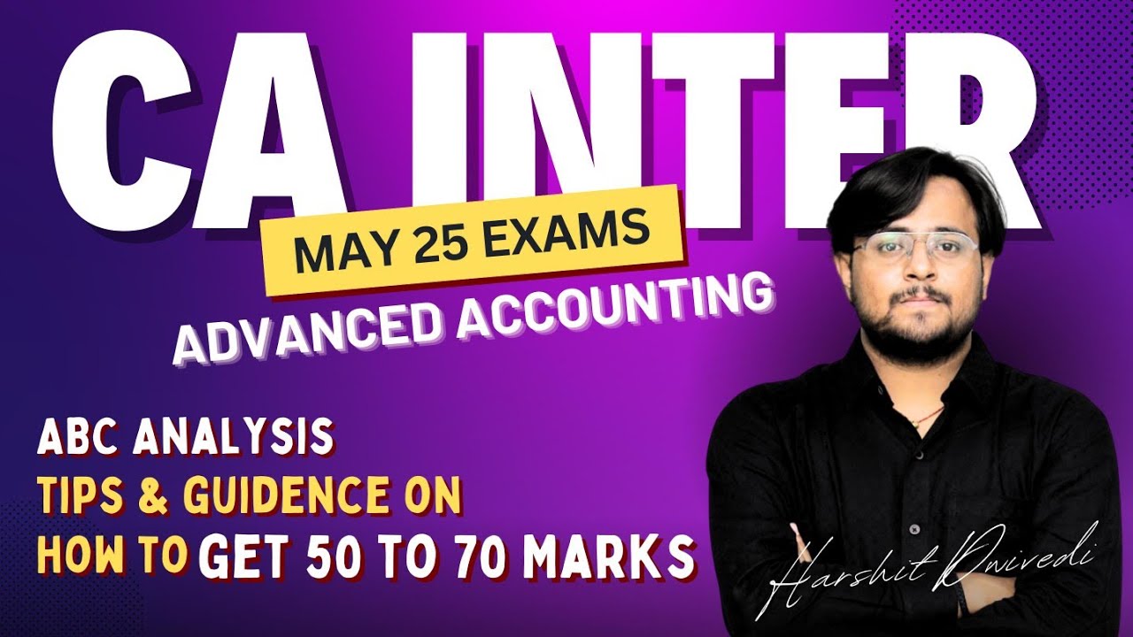 CA Inter Advanced Accounting | Revision Planner + Tips to Score 50-70 ...