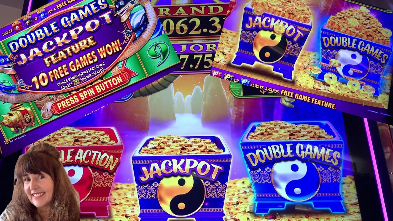 Double Game Jackpot Bonus on Fortune Bags Dragon's Law Slot Machine ...