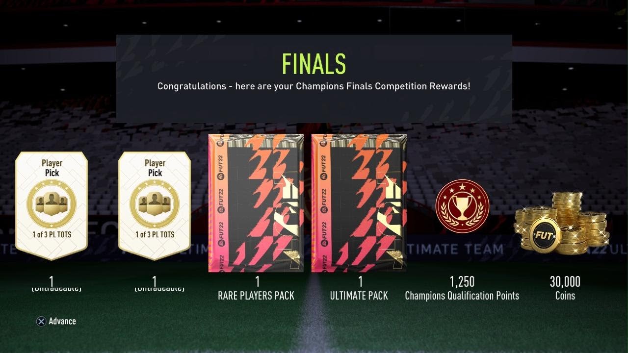 FIRST EVER PREM TOTS WEEKEND LEAGUE REWARDS |FIFA 22 - YouTube