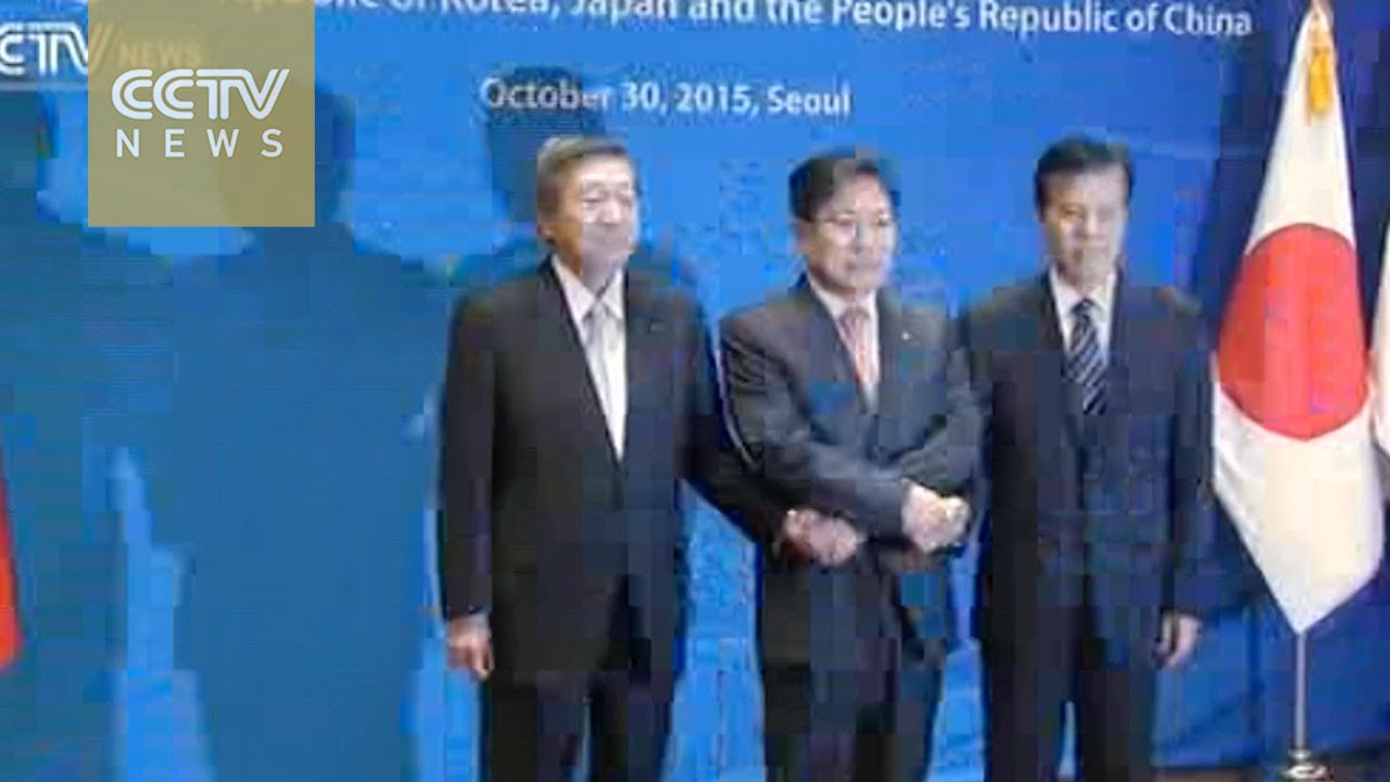Trade representatives from China, Japan, and South Korea hold ...