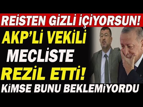CHP'li İsimden AKP'li Vekile:  Reisten gizli gizli İçiyorsun, Ondan Değil ALLAH'tan Kork #sondakika