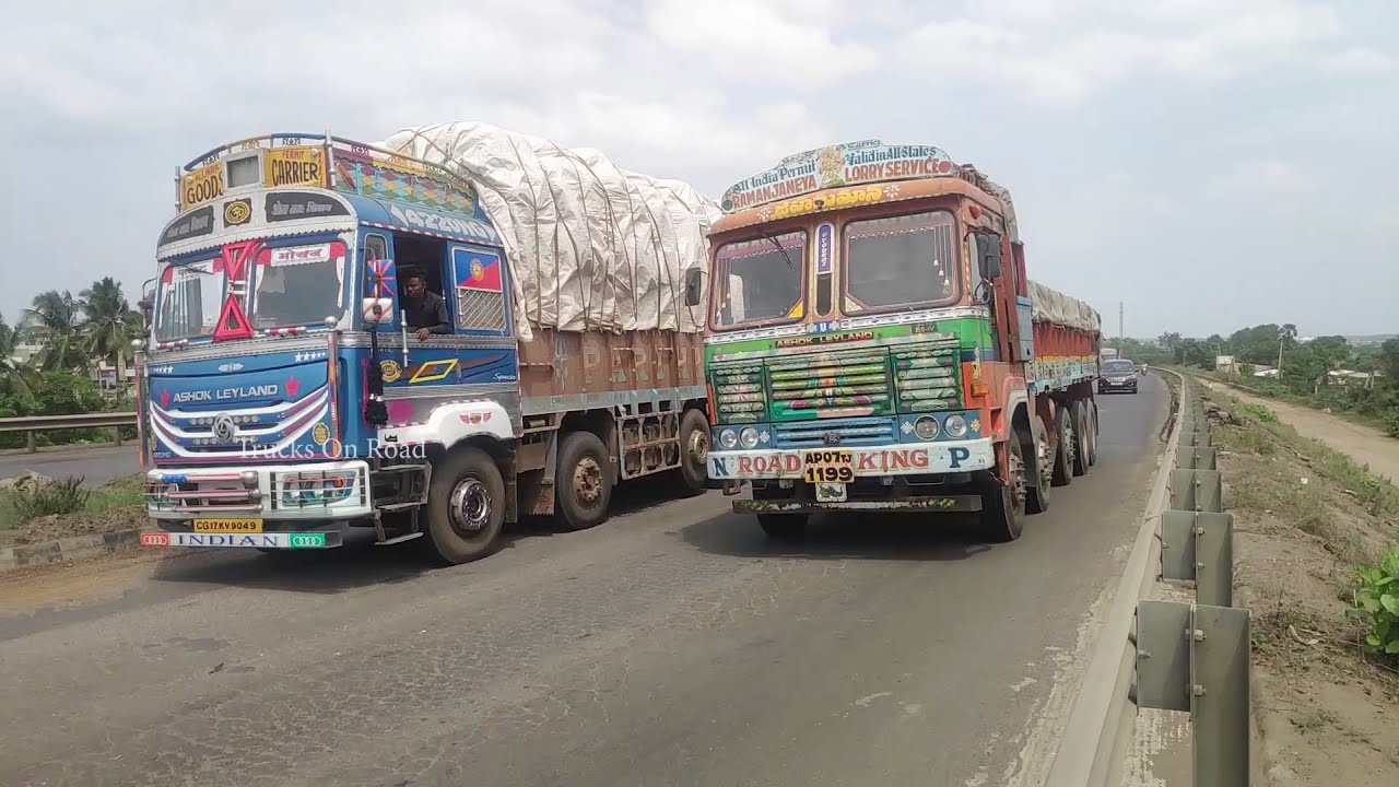 Heavy Loaded Trucks Are Running On The Road | Truck Videos | Lorry ...