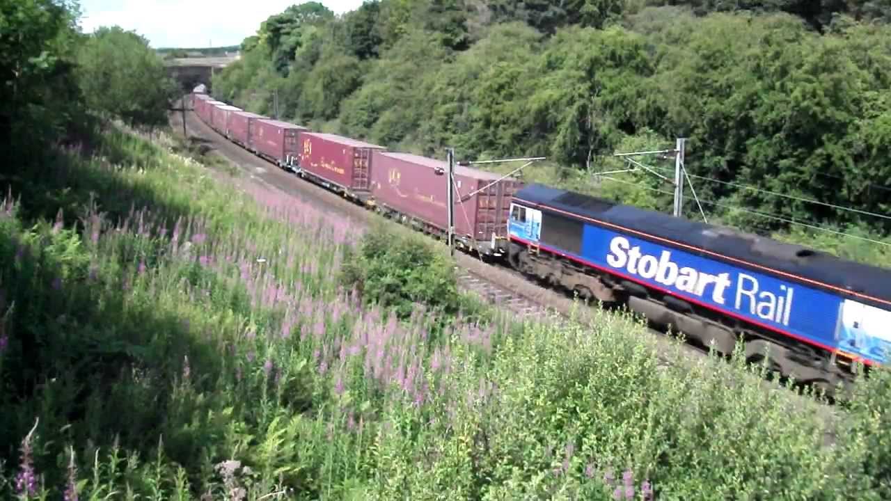 class 66 66414 @ sunderland bridge 14.07.11 - YouTube