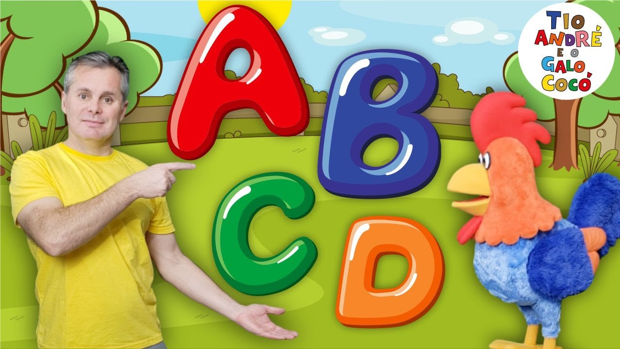 Aprendendo o Alfabeto Infantil - Números - Cores - Animais - ABC - Tio ...