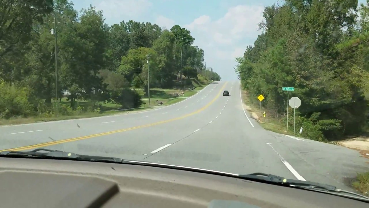 Drive into Macon GA from Cochran - YouTube