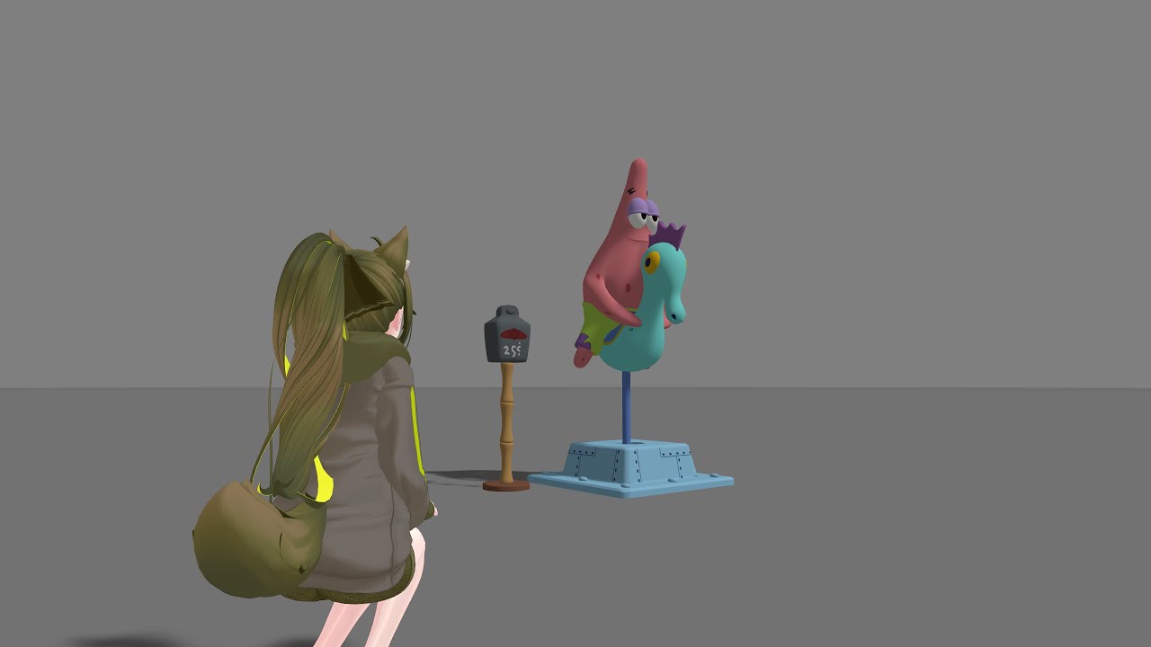 VR Dancing || Patrick rides seahorse (3 Minute Break) - YouTube