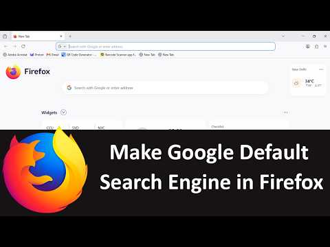 How to Make Google Default Search Engine in Firefox?