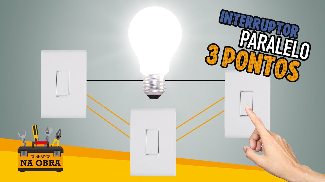 Como Instalar Interruptor Paralelo Intermediário (Four-Way) - YouTube