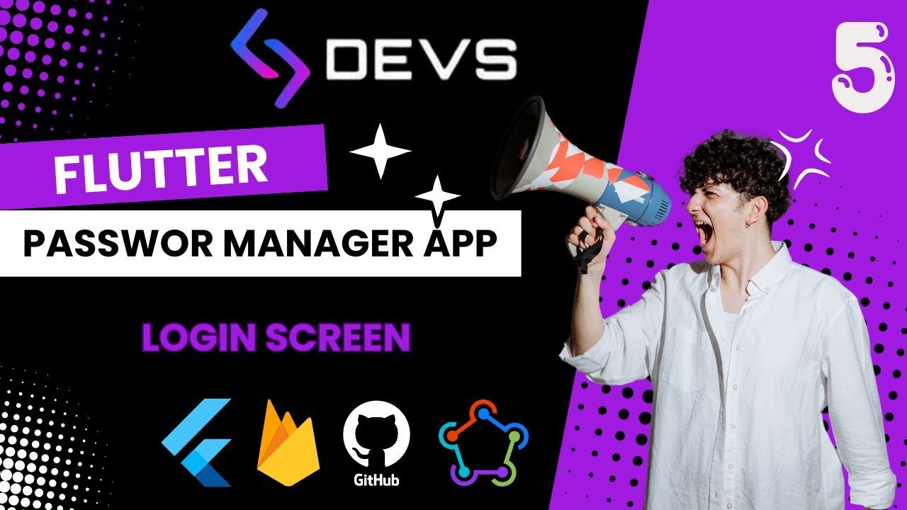5- Login Screen | Password Manager Project with Clean Architecture ...